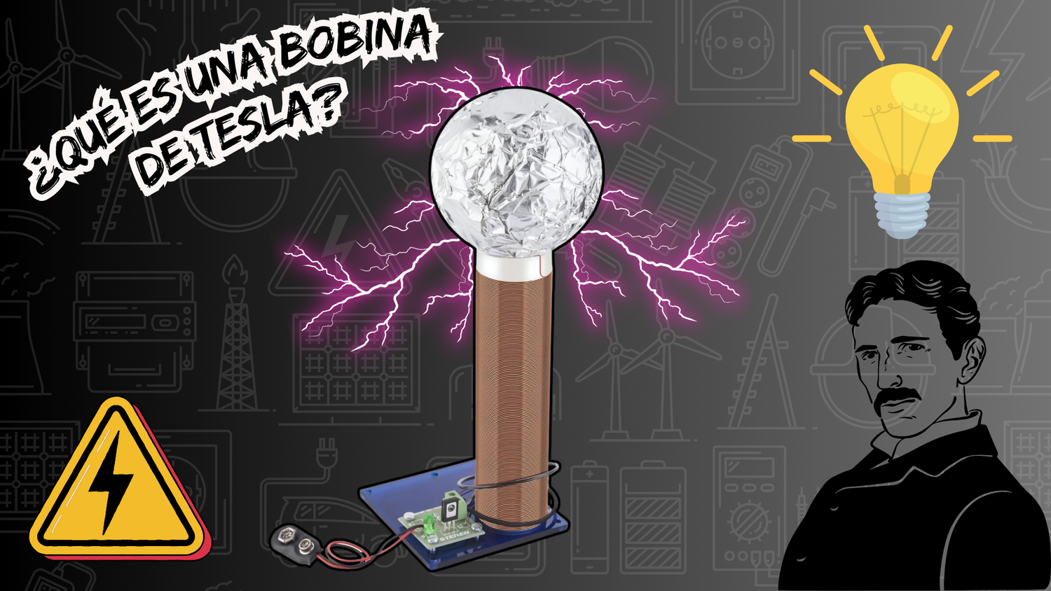 ¿Qué es una Bobina de Tesla y como Funciona? ⚡😎 – Componentes ...