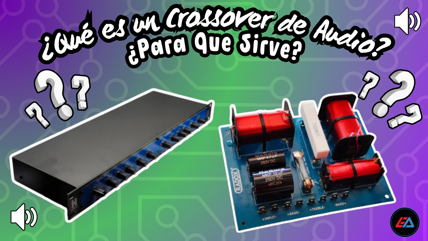 ¿Qué es un Crossover de Audio y Para Que Sirve? 🔉🧐 – Componentes ...