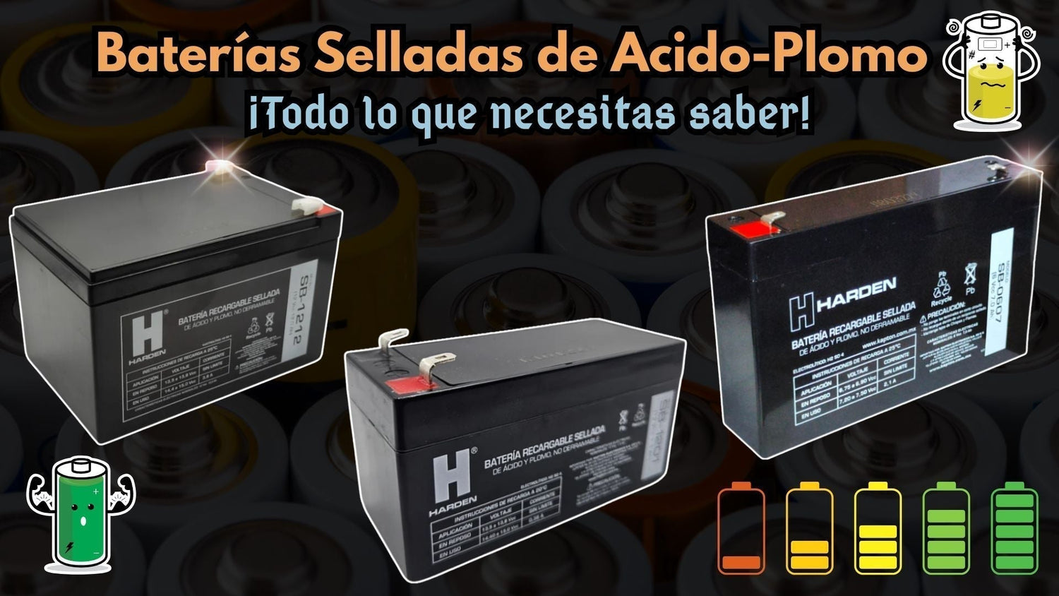 Baterías de Acido-Plomo 🔋: ¡Todo lo que necesitas saber de ellas ...